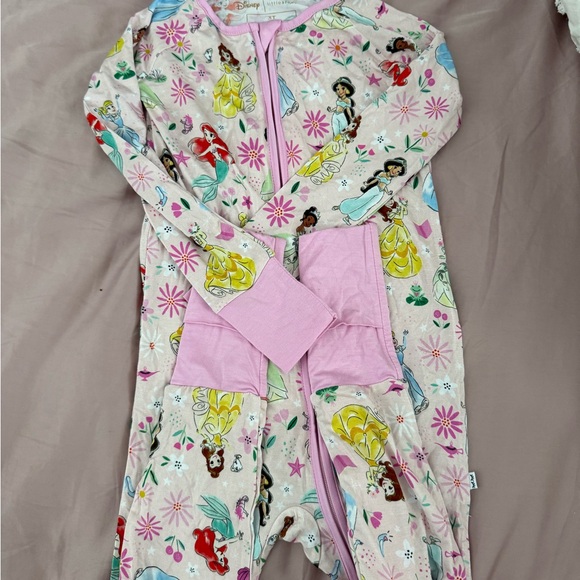 Disney | Pajamas | Little Sleepies Disney Princess Pink Kids Pajamas ...
